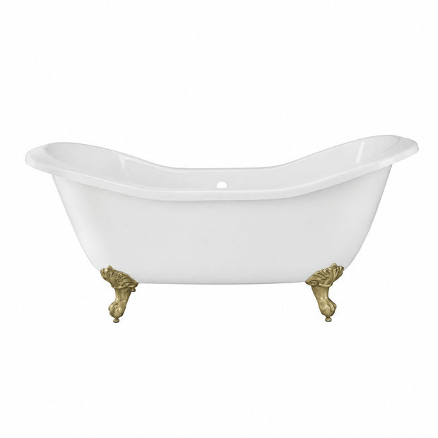 Maidstone Amandine II Acrylic Double Slipper Clawfoot Tub – GS Design ...