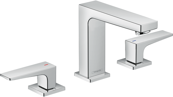 Metropol Widespread Faucet 110 with Lever Handles and Pop-Up Drain, 1 ...