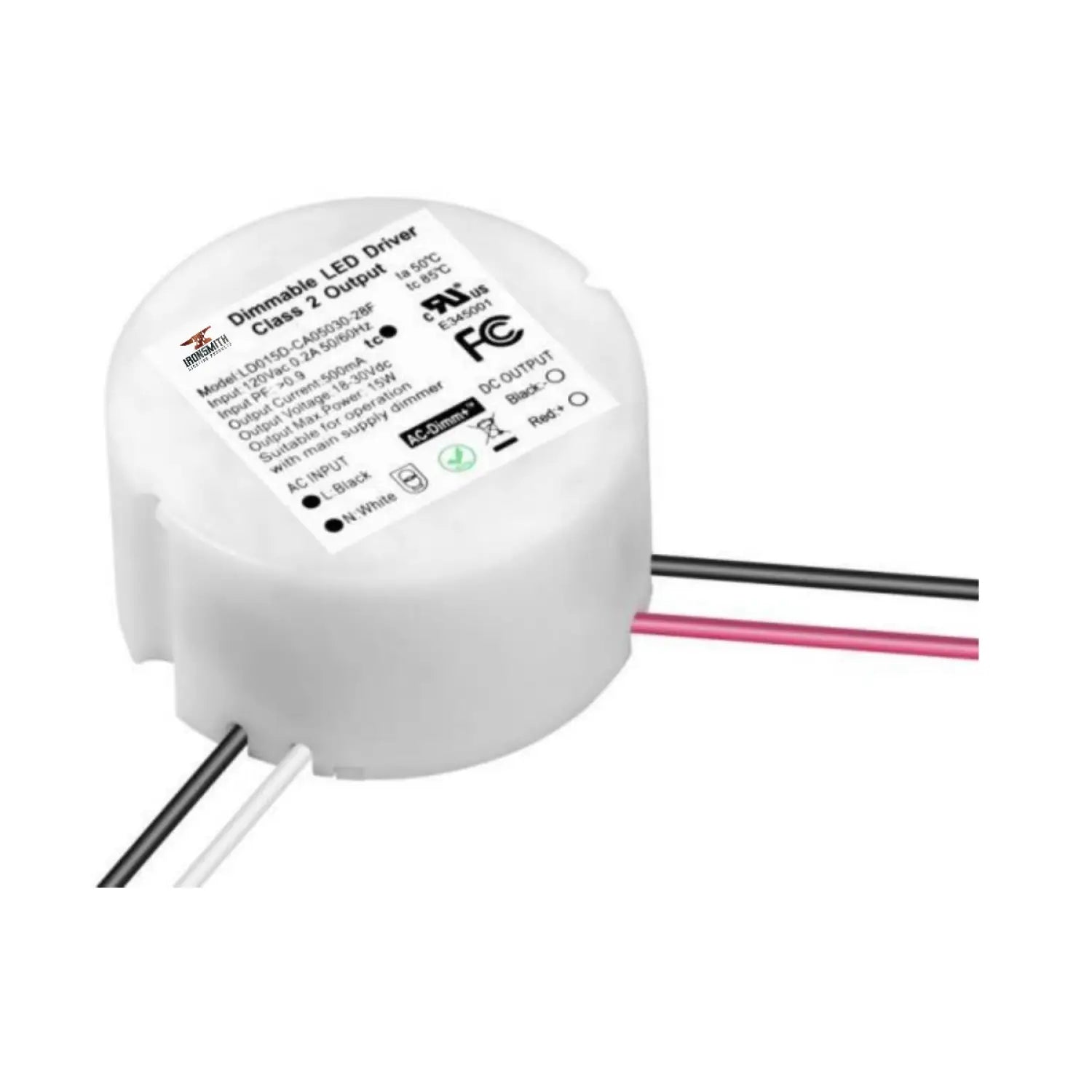 15W LED Driver with Dimmer | 120V AC to 26-43V DC Triac Dimmable – GS Design Center LLC