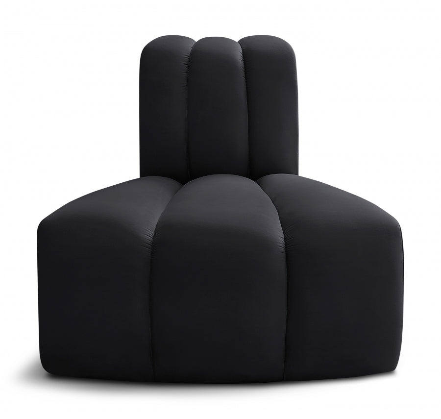 Arc Velvet Upholstered Reverse Corner Modular Chair – GS Design Center LLC
