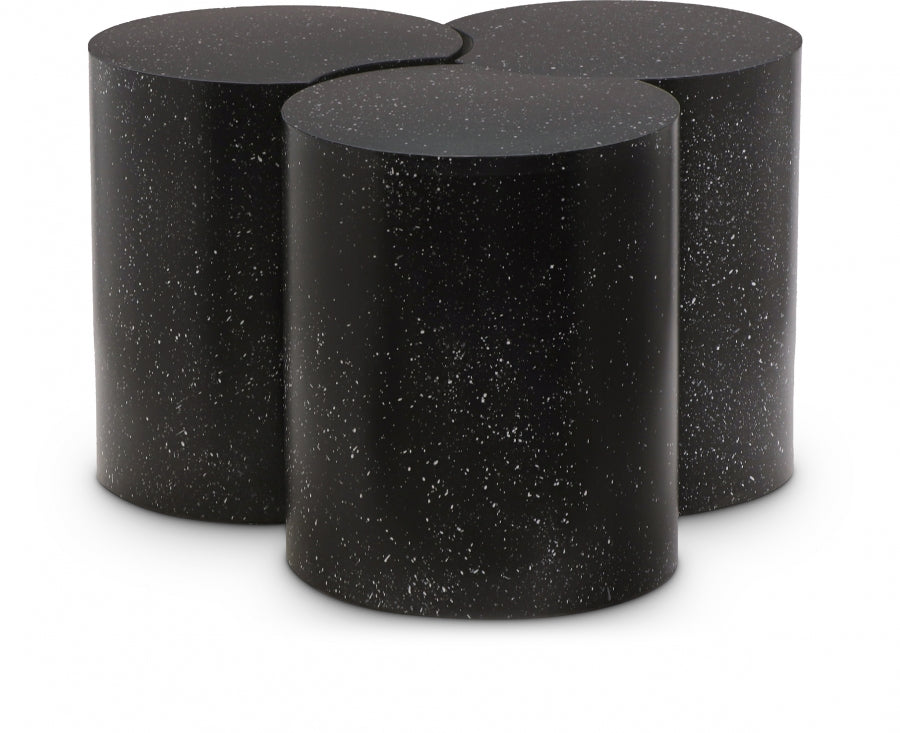 Dimple Terrazzo Pattern Iron Nesting 3pc. Modular Coffee Table – GS ...