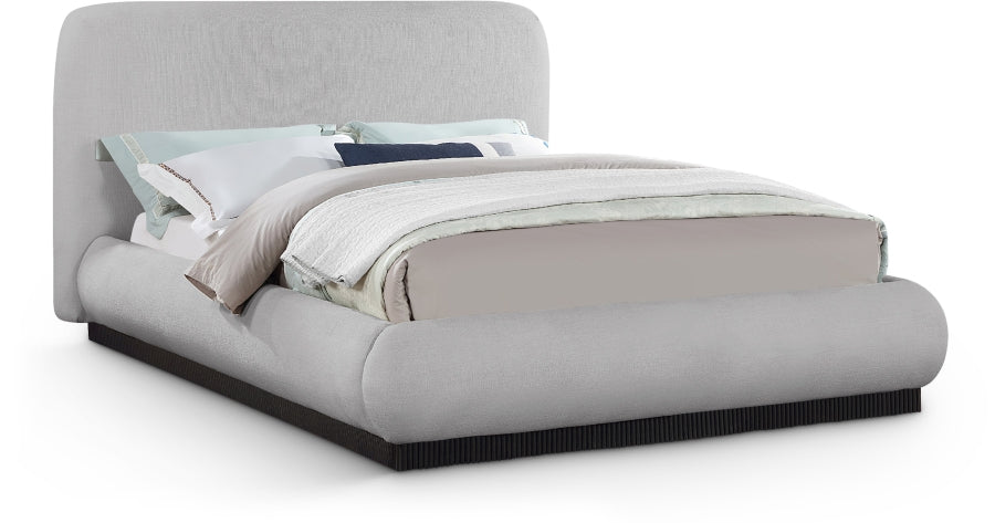Rigby Linen Textured Fabric Upholstered Bed – GS Design Center LLC