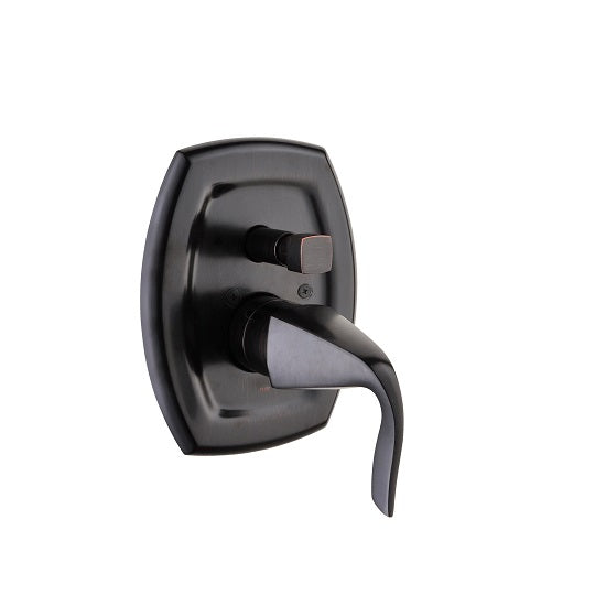 Dawn Diverter valve trim with lever handle for pressure-balancing valve ...