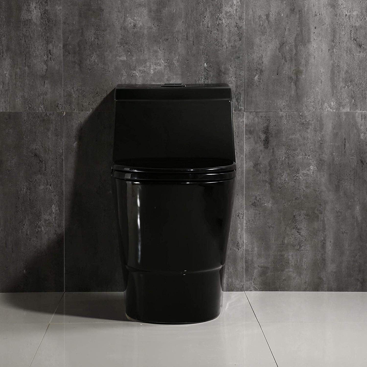 Woodbridge B0941 Black One Piece Toilet, Soft Close Seat, Dual Flush ...