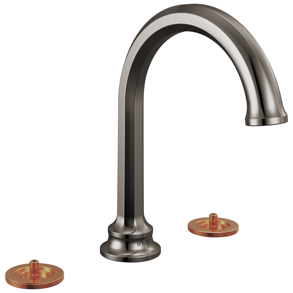 Brizo Beauclere™ Widespread Lavatory Faucet with Arc Spout - Less ...