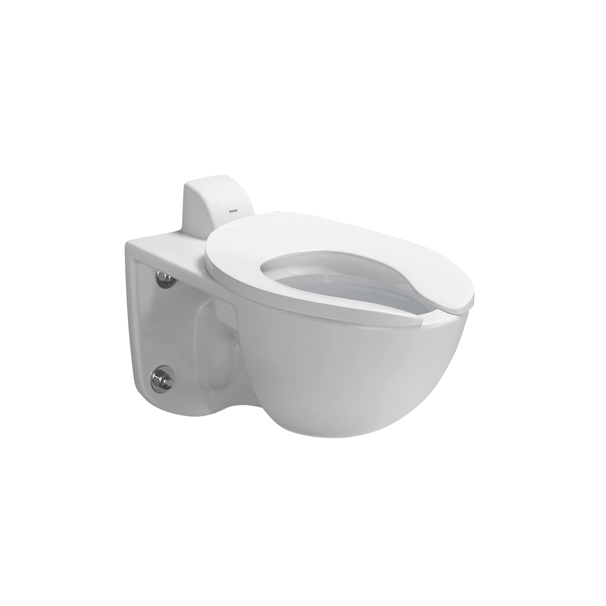 TOTO Commercial Flushometer TORNADO FLUSH®, Back Spud Wall-Hung Toilet ...