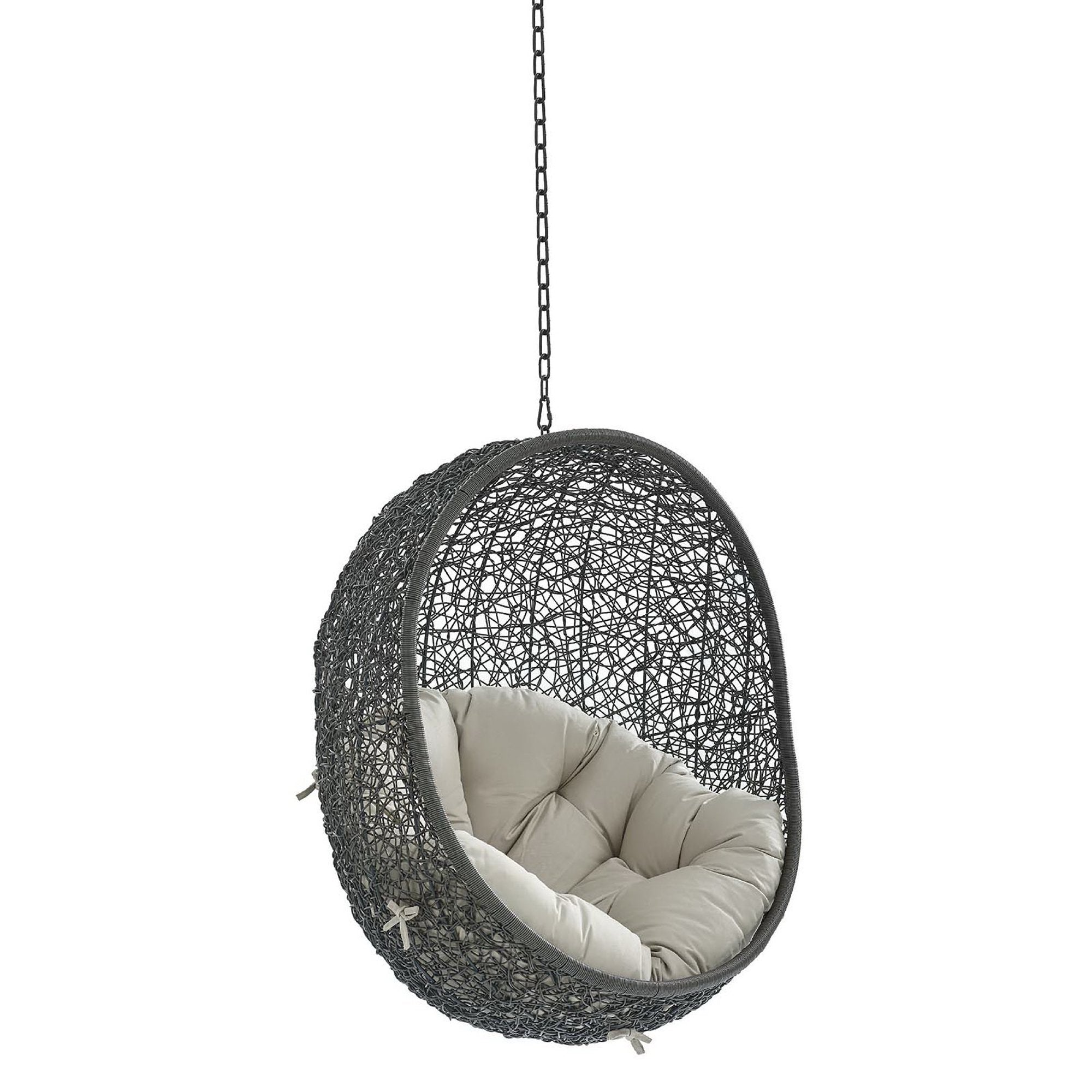 Hide Sunbrella® Fabric Swing Outdoor Patio Lounge Chair Without Stand ...