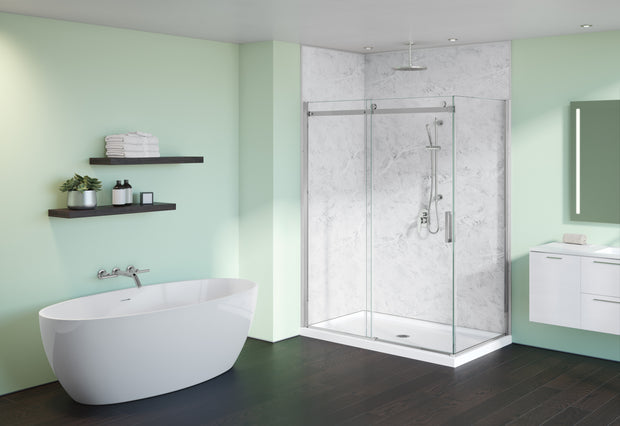 Fibo by Fleurco wall systems 2 sided Shower Walls – GS Design Center LLC