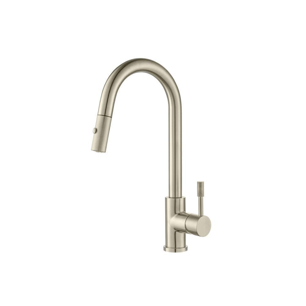 Flusso K.1390 Vasco - Dual Spray Stainless Steel Kitchen Faucet With P ...