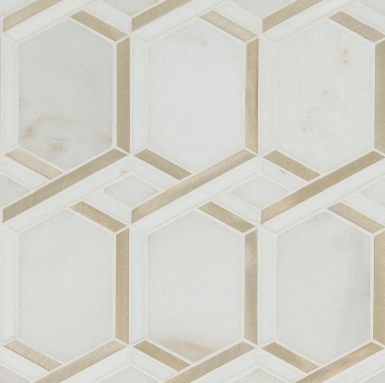 Luxor Royal Link Gold Pattern Tile – GS Design Center LLC