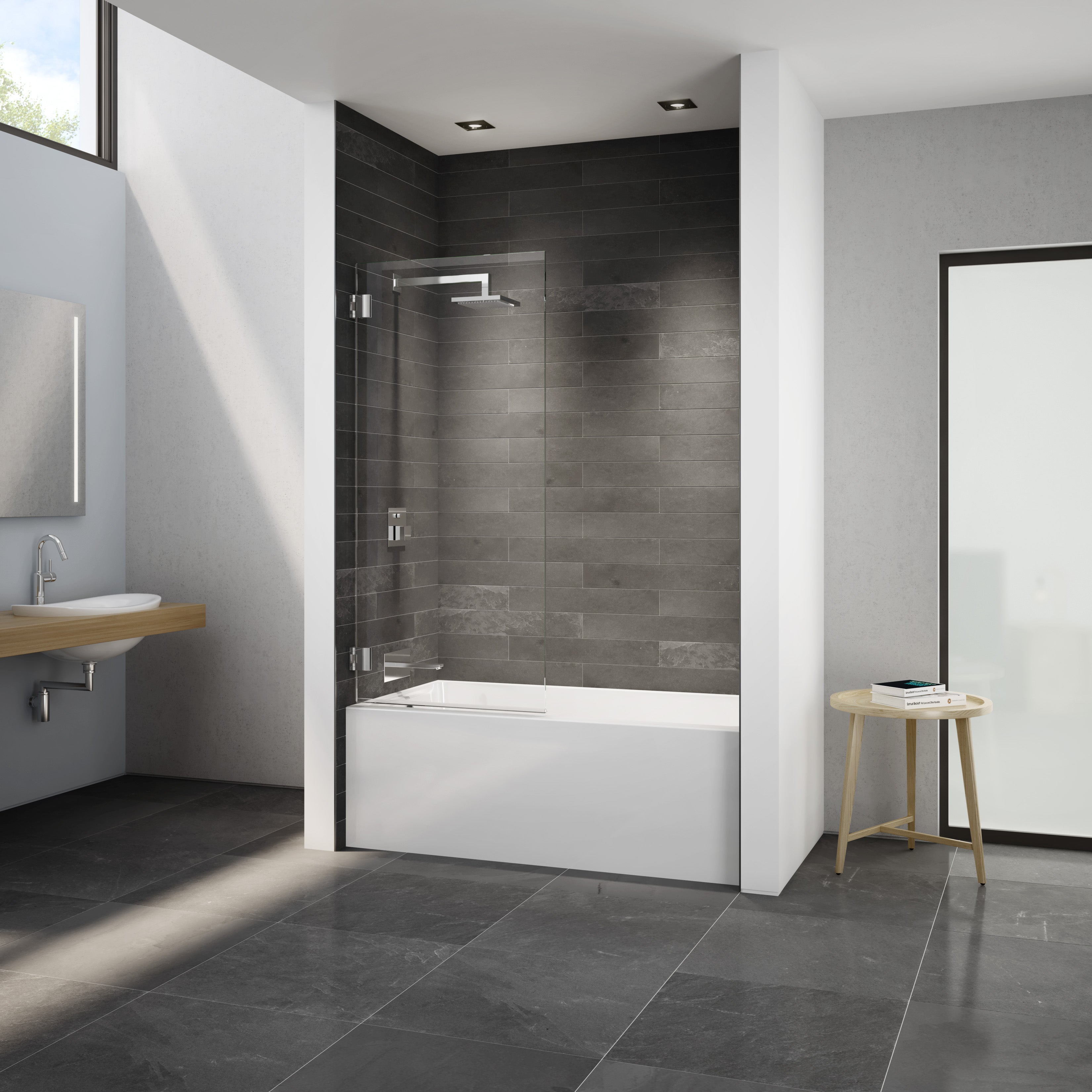 Select Solo Square top pivot tub panel – GS Design Center LLC