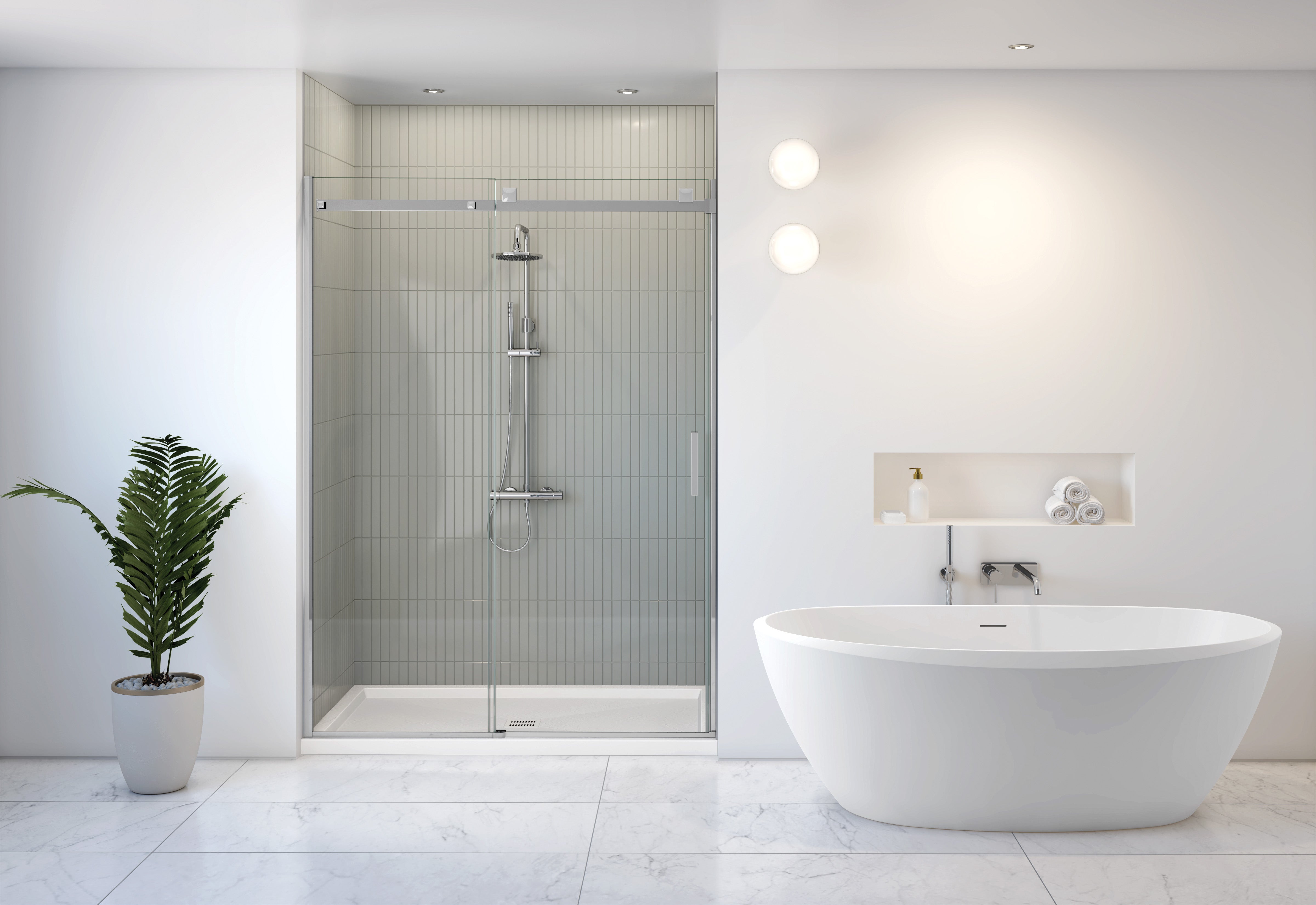 Skyline In-line Shower Door – GS Design Center LLC