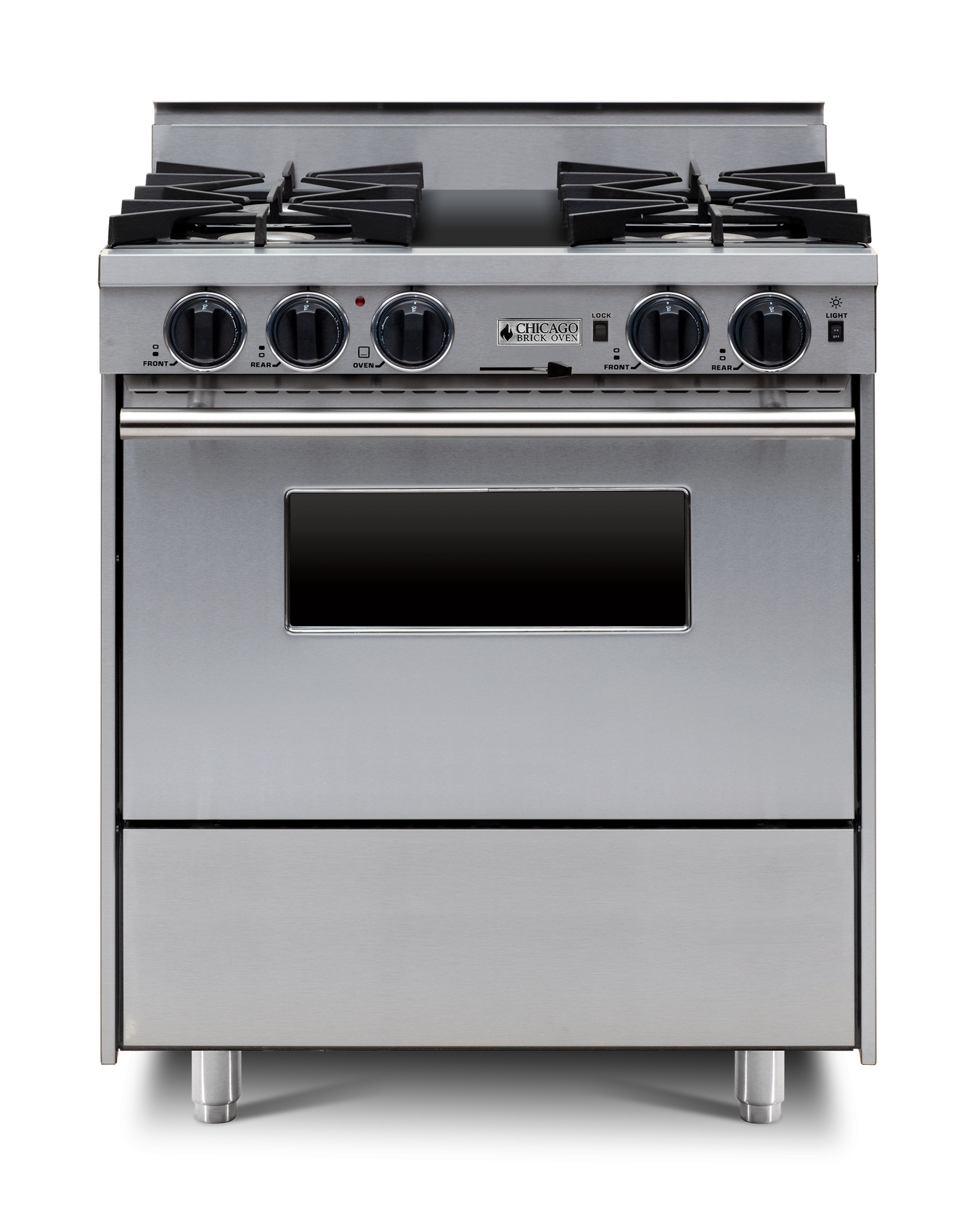 30" LP Gas Dual-Fuel Self-Cleaning Convection Range - Open Burners – GS ...