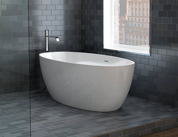 Fleurco Voce Petite 55" Acrylic Freestanding Bathtub – GS Design Center LLC