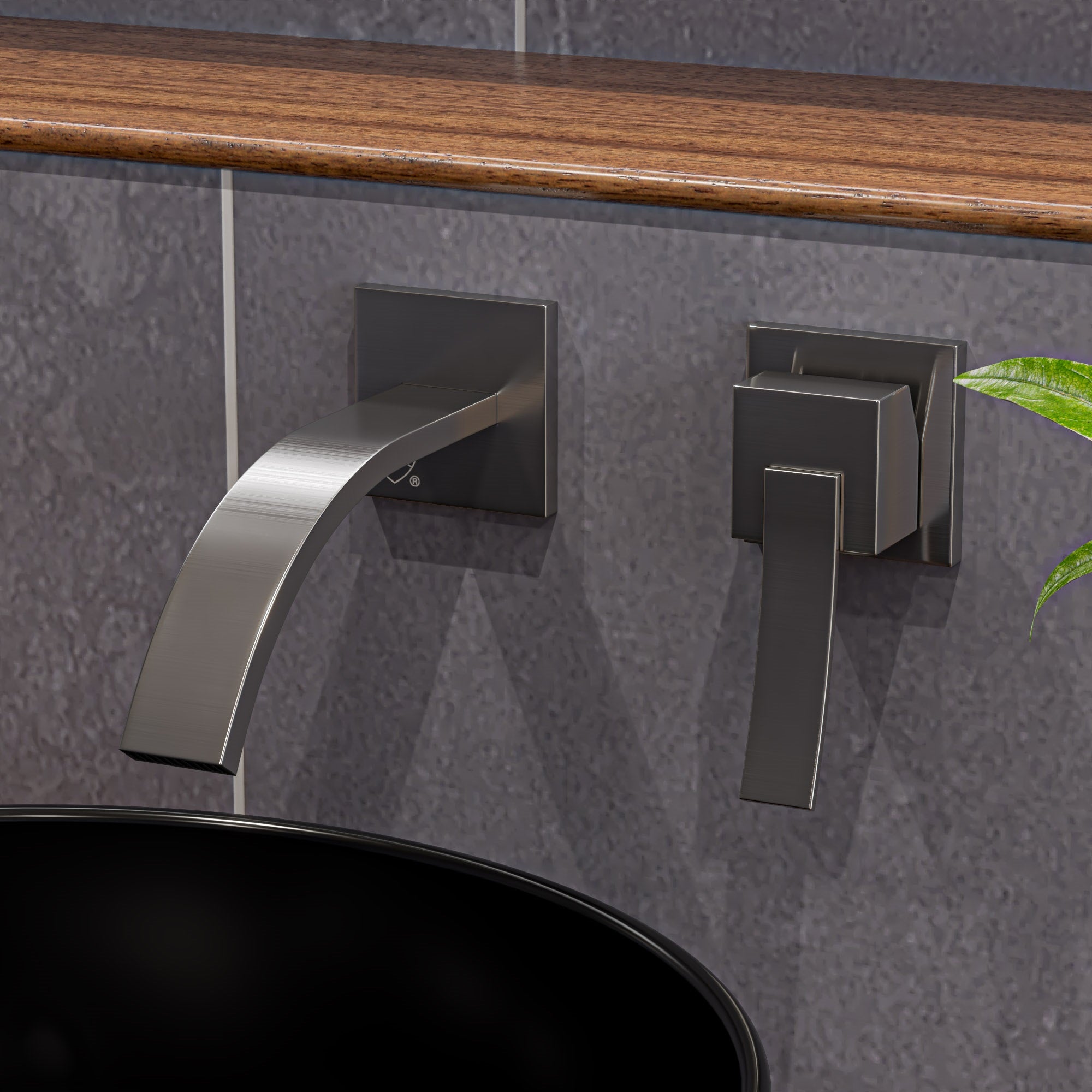 ALFI brand AB1256 Single Lever Wallmount Bathroom Faucet – GS Design ...