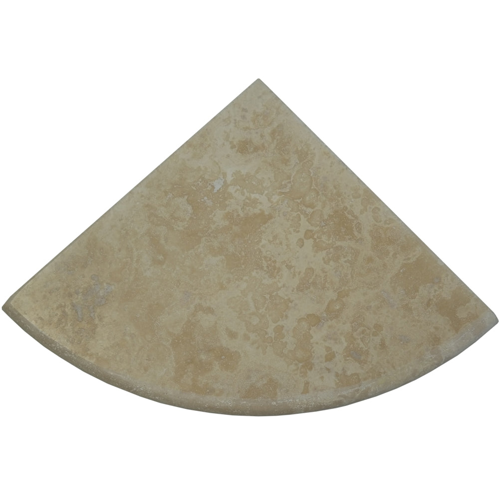 9x9 Light Ivory Travertine Corner Shelf Honed Tile – GS Design Center LLC