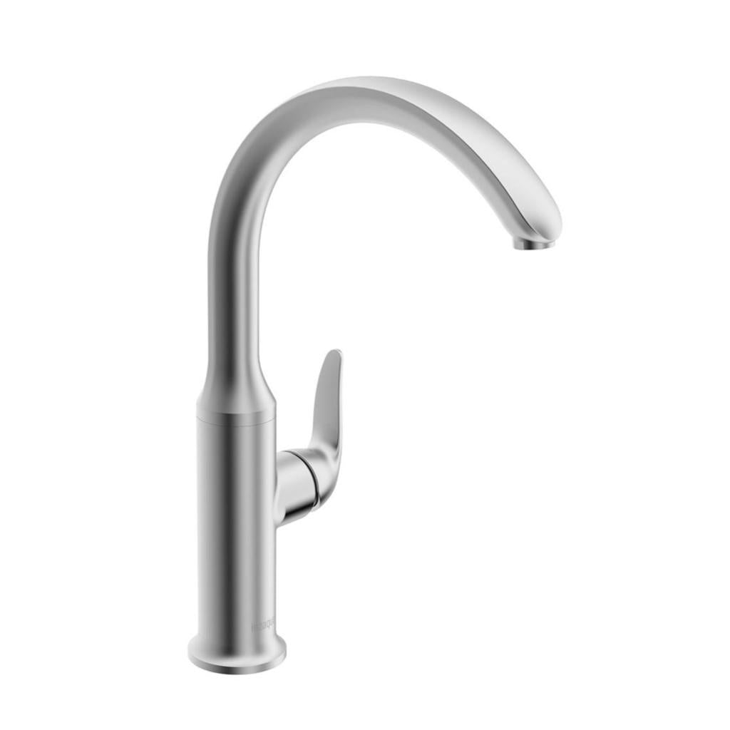 in2aqua Style XL single-lever kitchen faucet with swivel spout, stainl ...